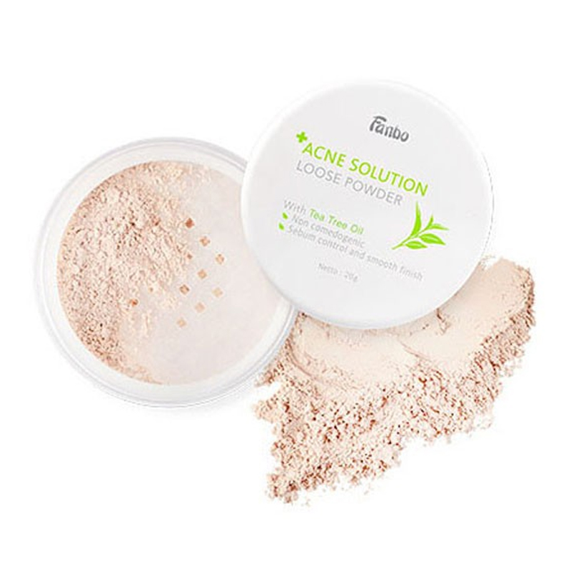 Jual Fanbo Acne Solution Loose Powder 02 Translucent - HBHoz
