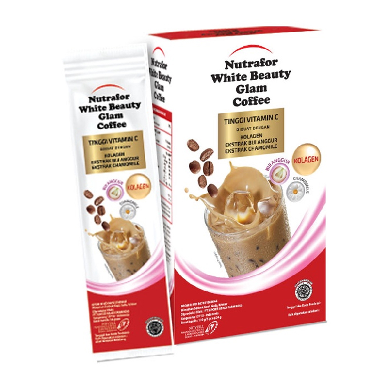 Jual Nutrafor White Beauty Glam Coffee 120gr (5s @24gr) - HBHoz