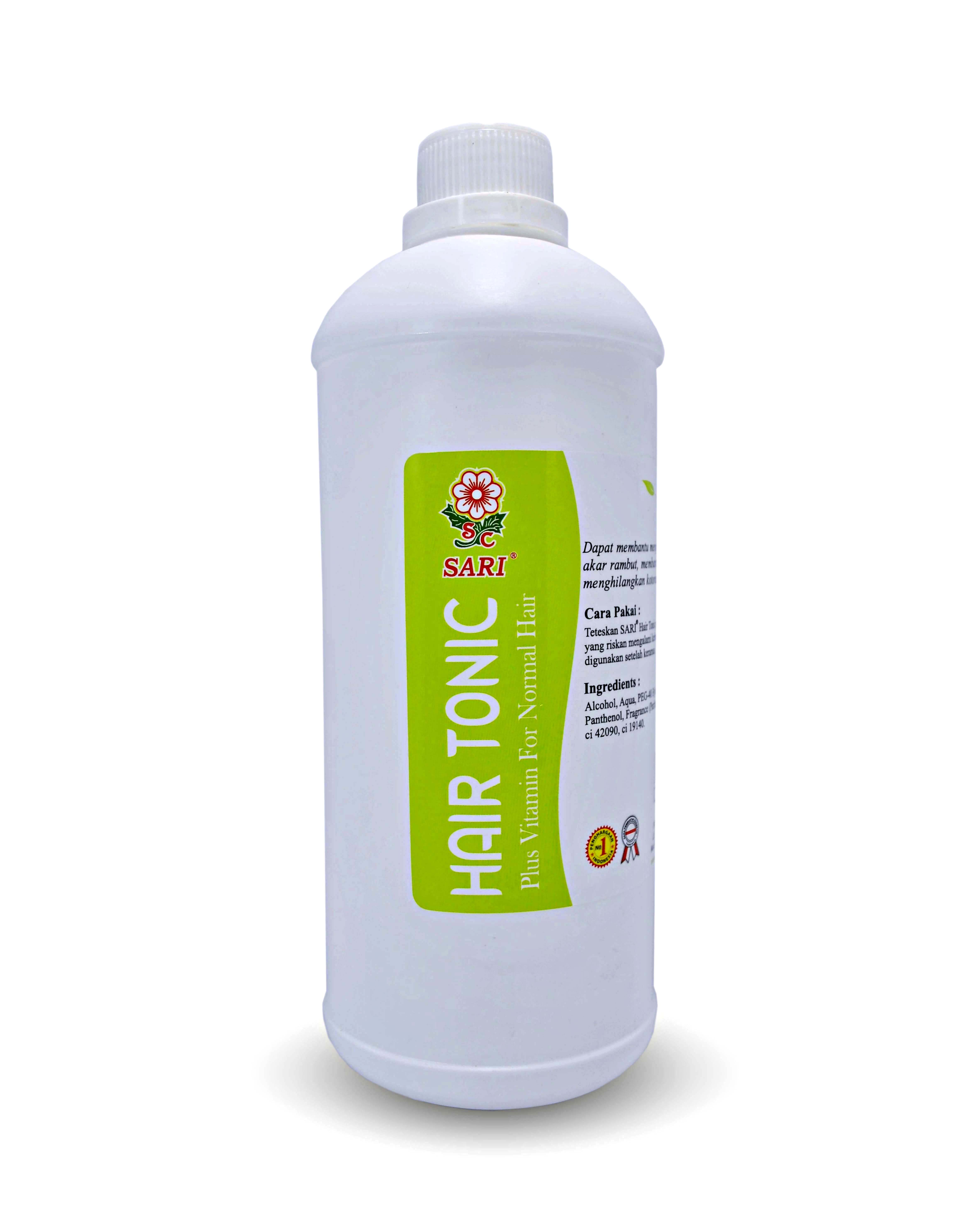 Jual Sari Cosmetics Hair Tonik Hijau (Normal) - botol cap 1liter - HBHoz