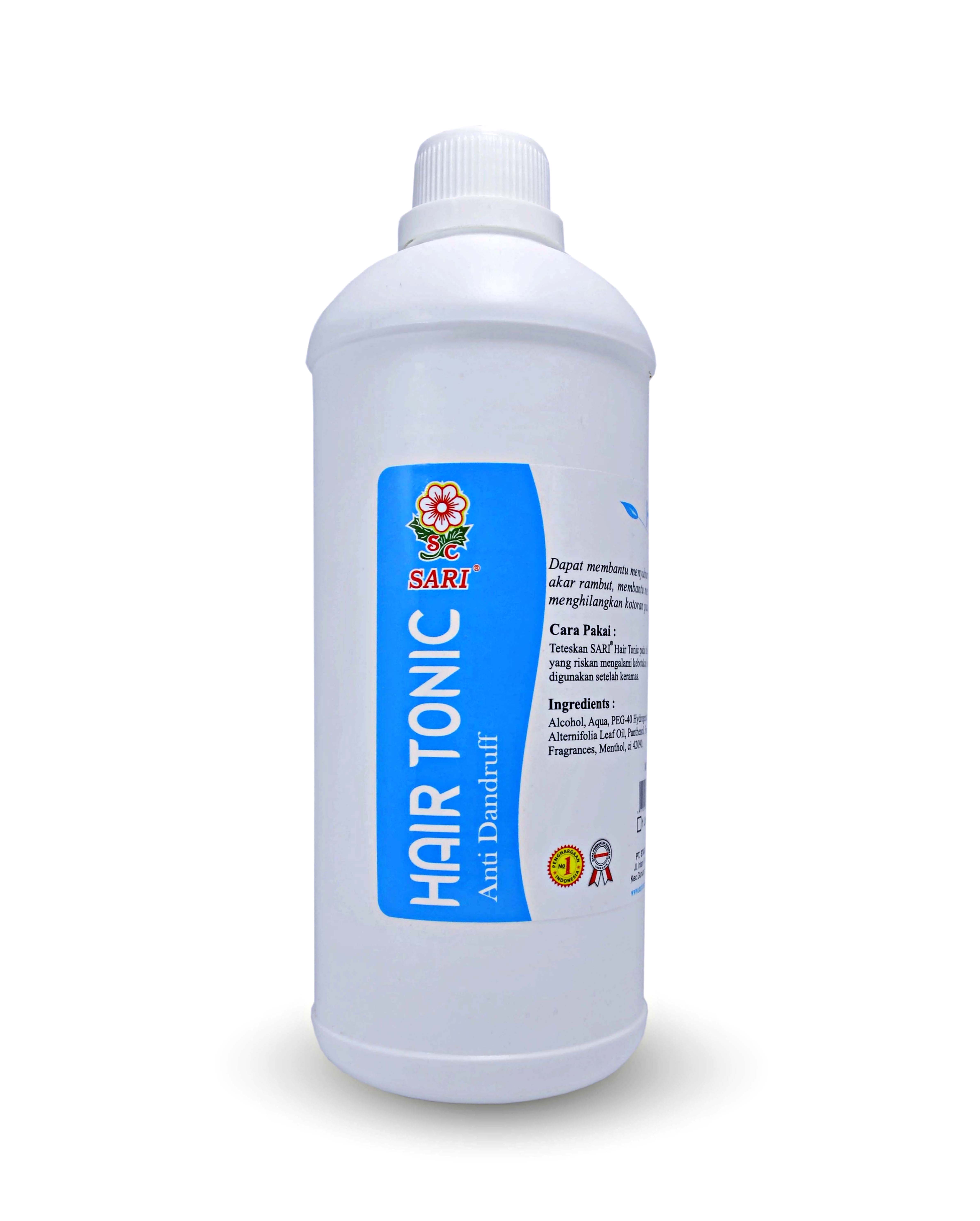 Jual Sari Cosmetics Hair Tonik Anti Dandruff - botol cap 1liter - HBHoz