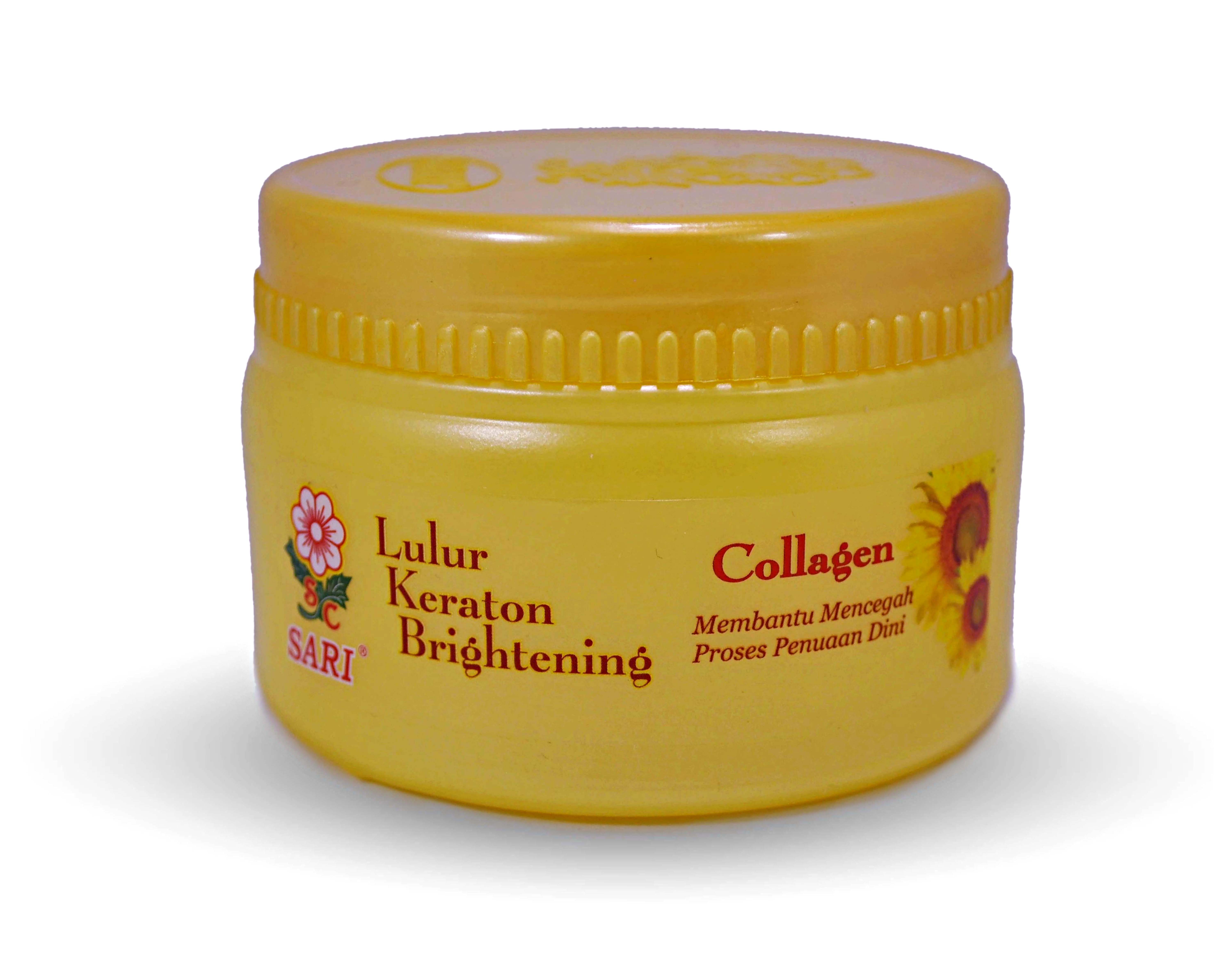 Jual Sari Cosmetics Lulur Keraton Brightening Collagen - pot plastik ...