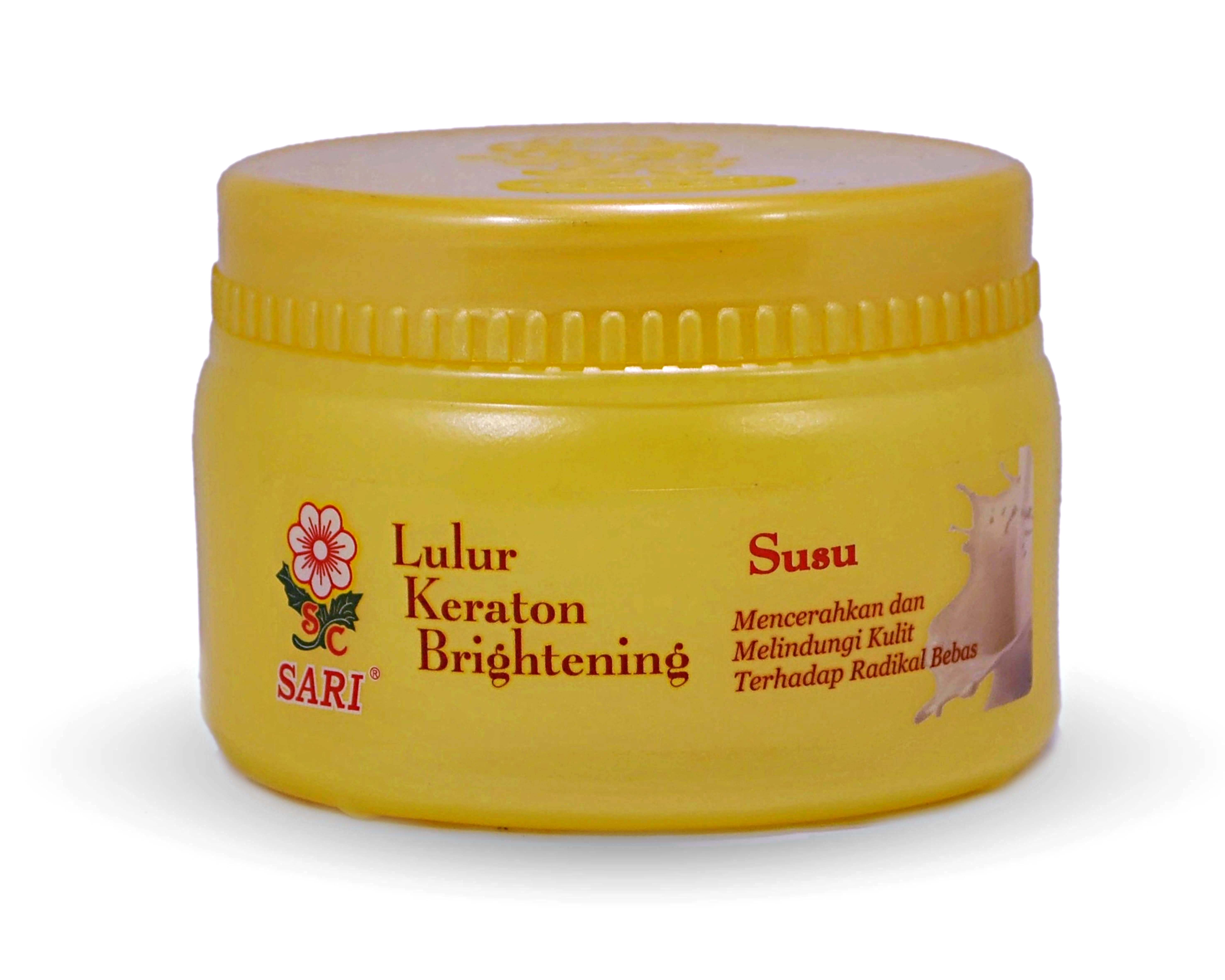 Jual Sari Cosmetics Lulur Keraton Brightening Susu - pot plastik 250gr ...
